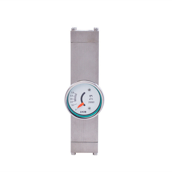 Top-In And Bottom-Out Metal Tube Rotor Flow Meter Metal Tube Float Flow ...