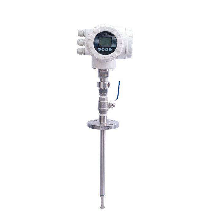 Insertion Type Air Thermal Gas Mass Flow Meter RS-485 Modbus RTU ...