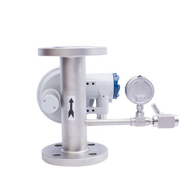 Metal Tube Rotor Flow Meter With Pressure Gauge And LCD Display For Gas ...