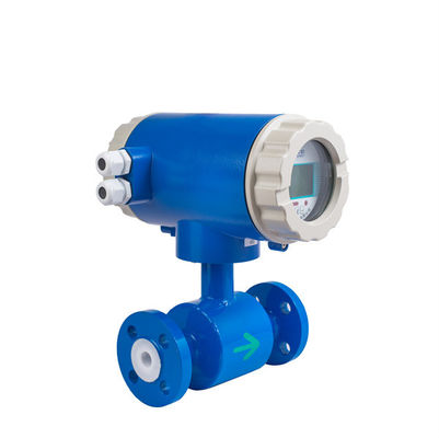 Integrated Electromagnetic Flow Meter Industrial Sewage Pipe Type Intelligent Electromagnetic ...